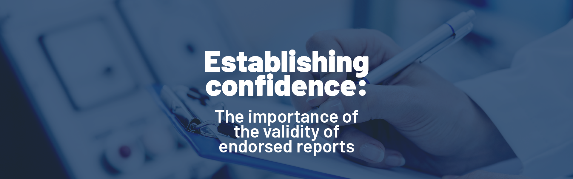 Establishing confidence: The importance of the validity of endorsed ...