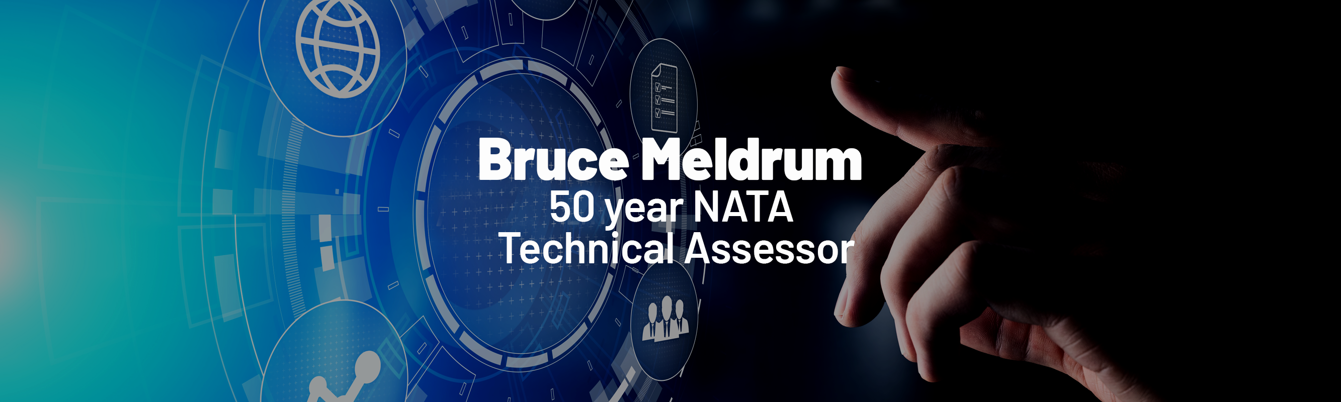 Bruce Meldrum - 50 year NATA Technical Assessor - NATA