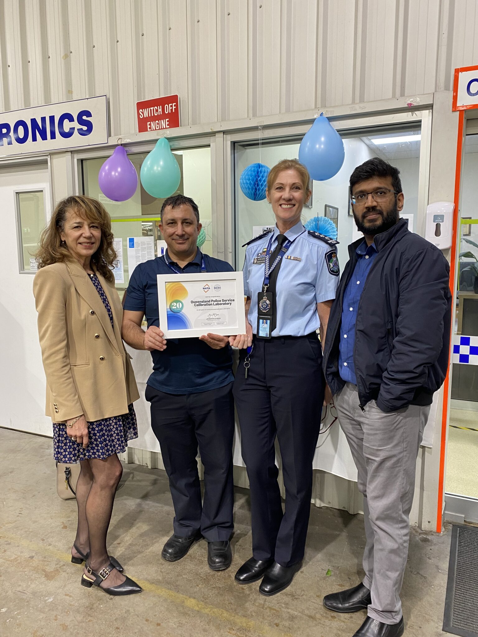 NATA celebrates with the Queensland Police Service Calibration ...